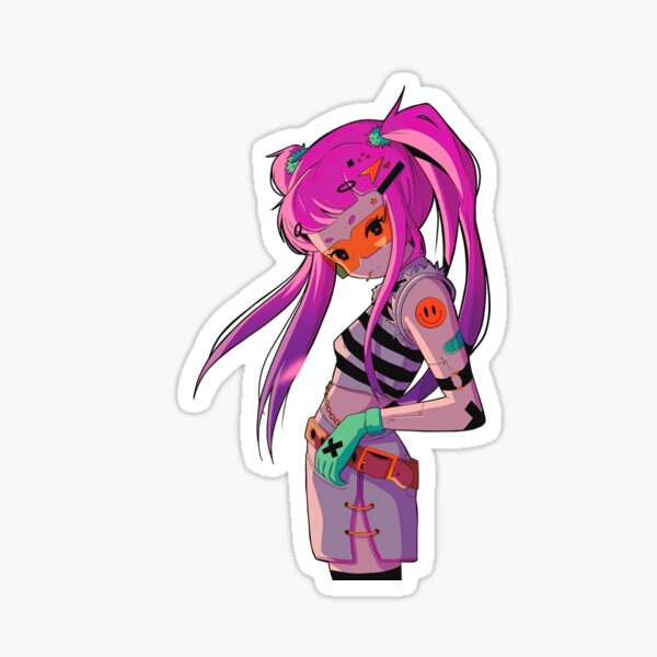 "Anime Girl Pfp, Anime Girl, Pfp" Sticker for Sale by graphic-genie ...