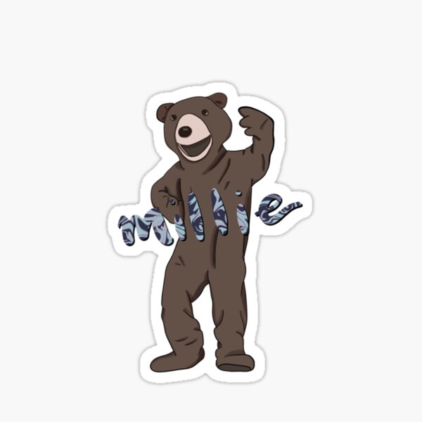 "Millie the Barnard Bear " Sticker for Sale by LauziCoS | Redbubble