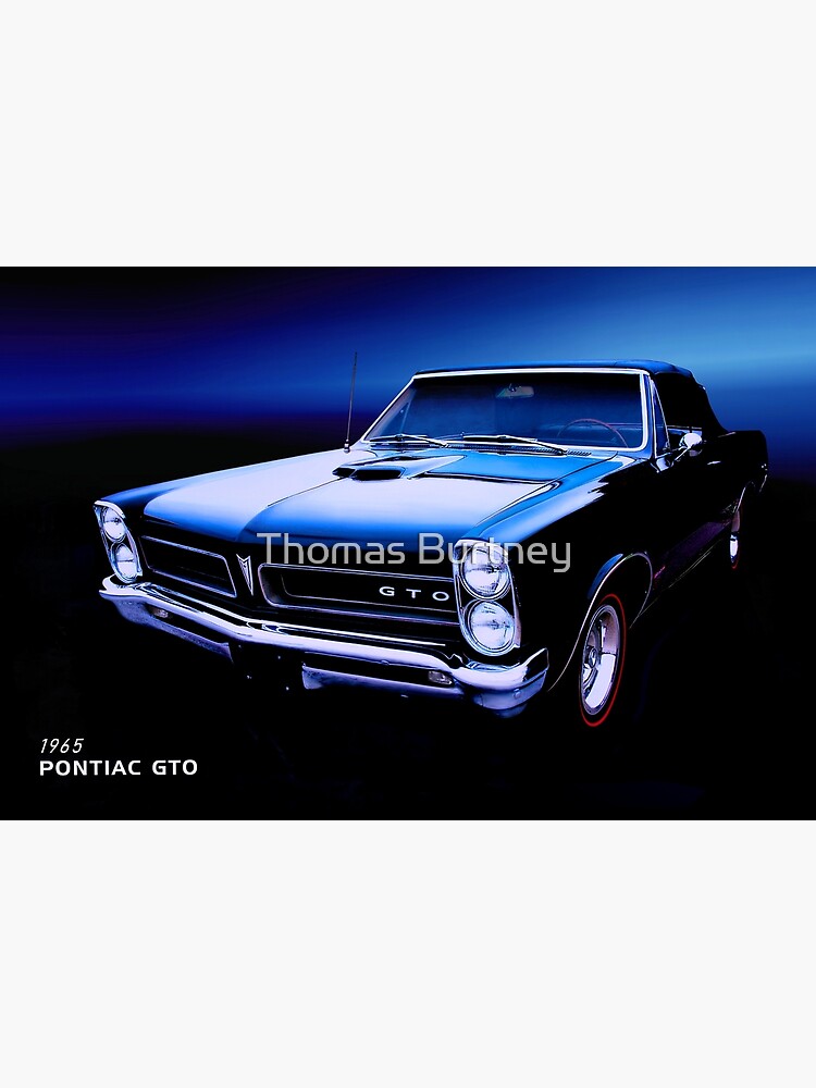 "Pontiac GTO 1965" Poster for Sale by Thomas Burtney | Redbubble