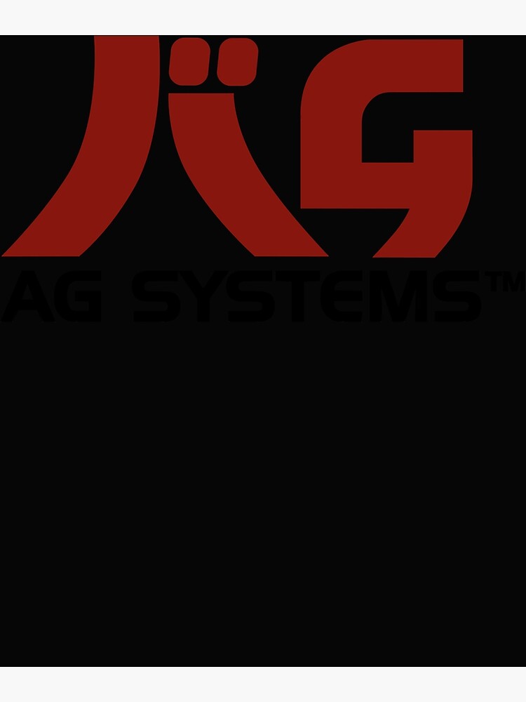 "Wipeout Original - Ag Systems - Logo Essential T-Shirt.png" Poster for ...