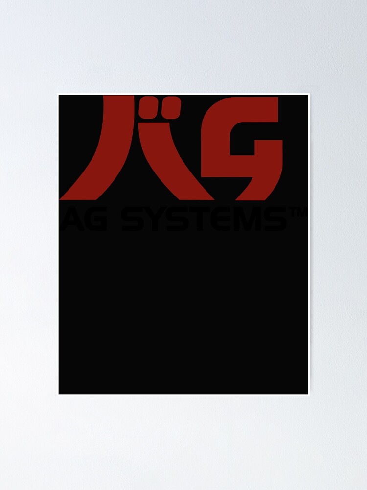 "Wipeout Original - Ag Systems - Logo Essential T-Shirt.png" Poster for ...