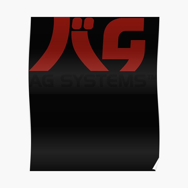 "Wipeout Original - Ag Systems - Logo Essential T-Shirt.png" Poster for ...