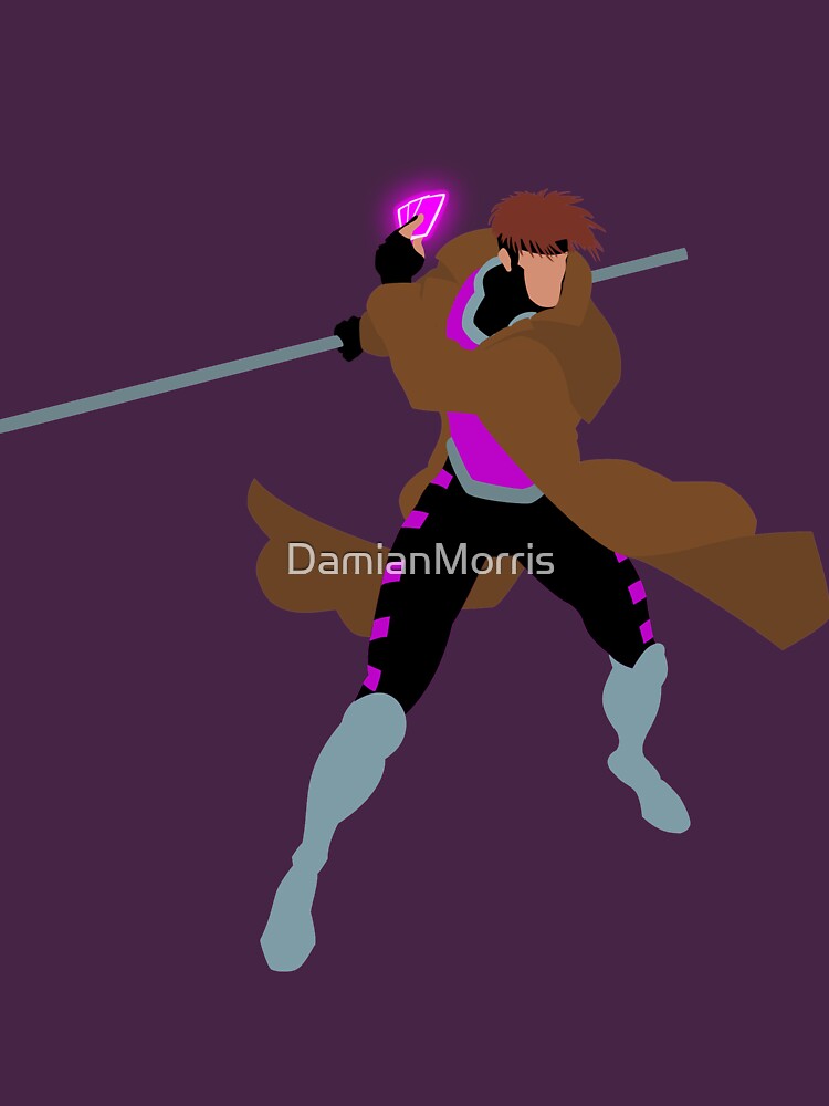 "Gambit " T-shirt for Sale by DamianMorris | Redbubble | gambit t ...