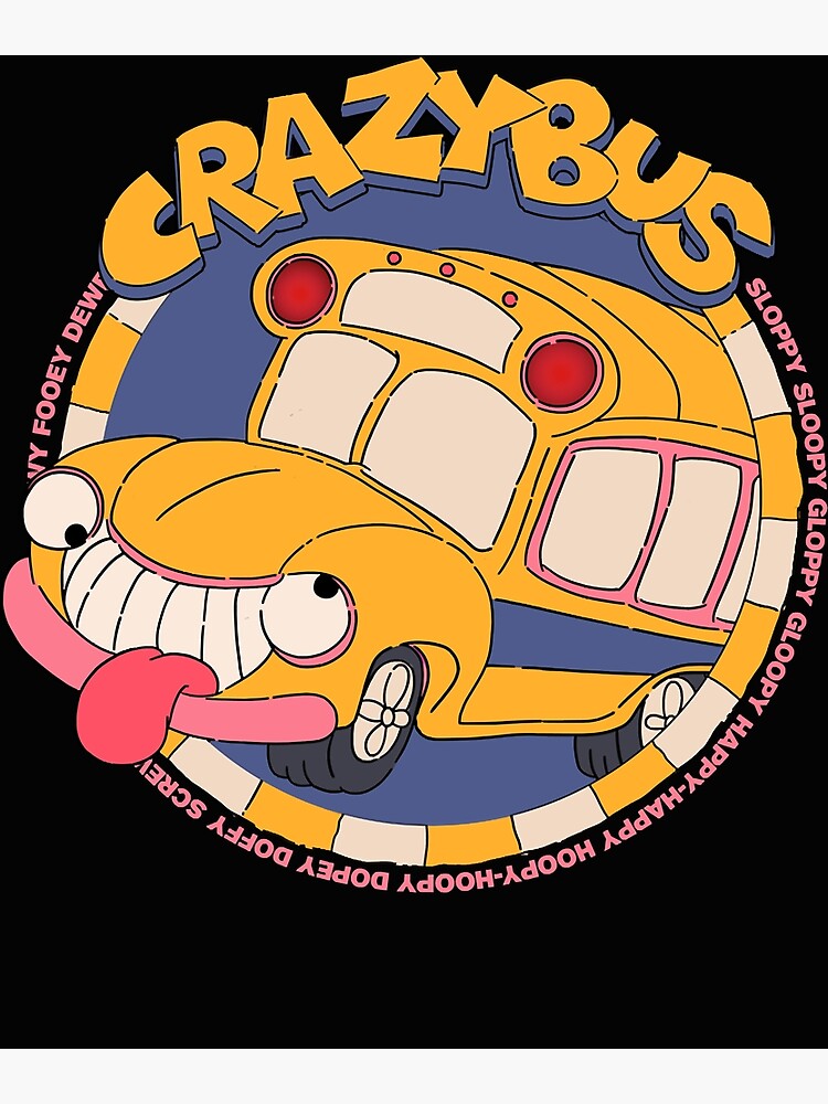 Arthur Crazy Bus Essential T Shirt Copypng Poster For Sale By Tawnglas Redbubble