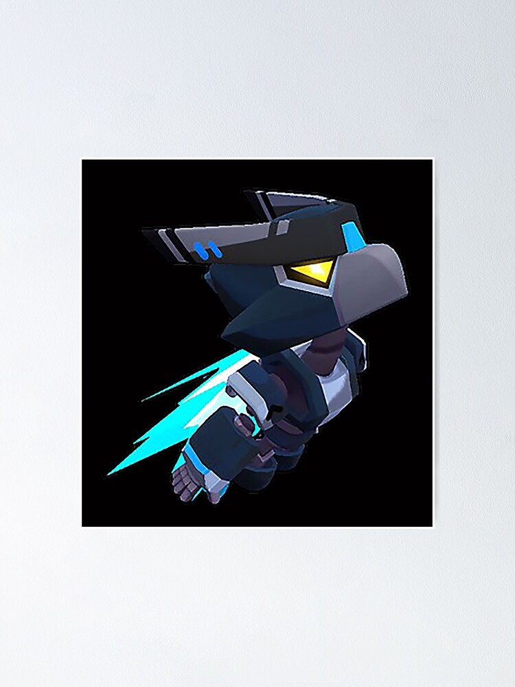 "Black Mecha Crow Brawl Stars" Poster for Sale by NICHOLASRIDDLE ...