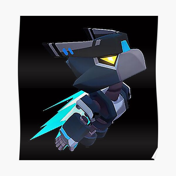 "Black Mecha Crow Brawl Stars" Poster for Sale by NICHOLASRIDDLE ...