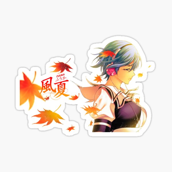 "Fuuka" Sticker for Sale by oxLeinadxo | Redbubble