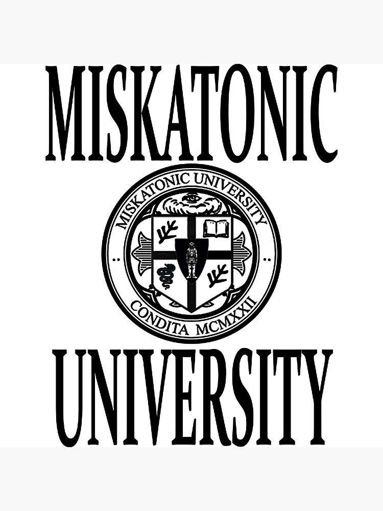 "Miskatonic University Logo" Art Print for Sale by Kierlo5610 | Redbubble