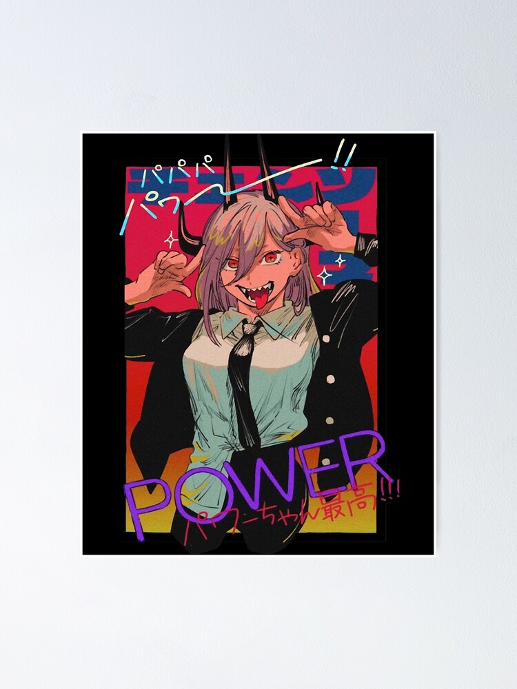 Póster «Csm Pochita Manga Gun Fiend Anime 2021 Chainsaw Man Power ...