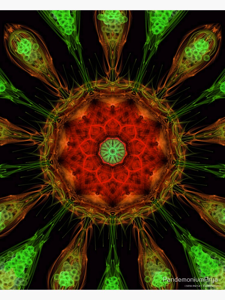 "Amoeba Mandala (Autumn star)" Sticker for Sale by PandemoniumPrya ...