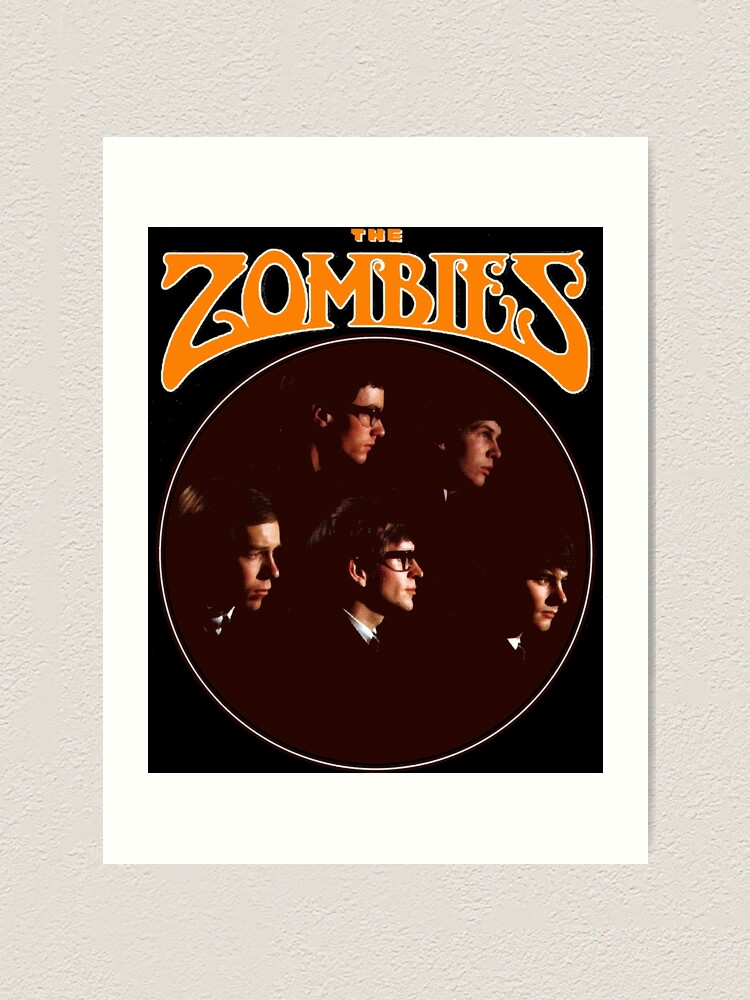 "The Zombies Classic English Rock Band sixties logo" Art Print for Sale ...