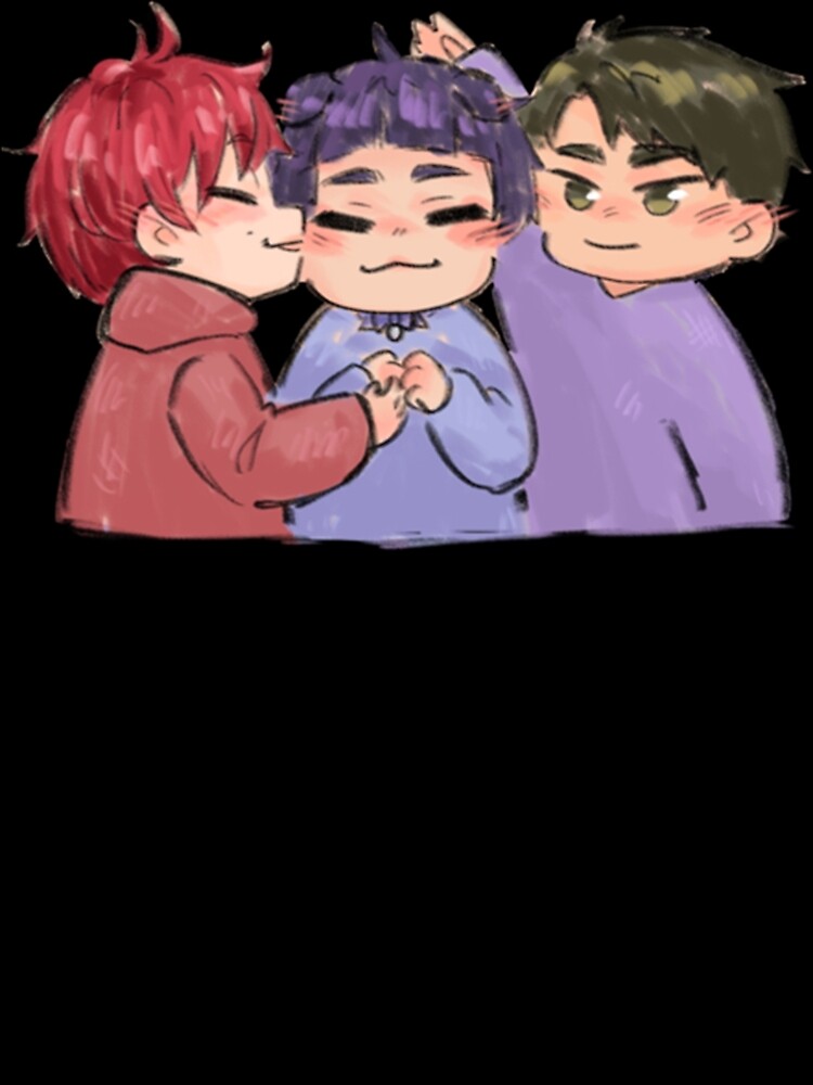 "Catboy Goshiki Tsutomu with Tendou Satori and Ushijima Wakatoshi ...