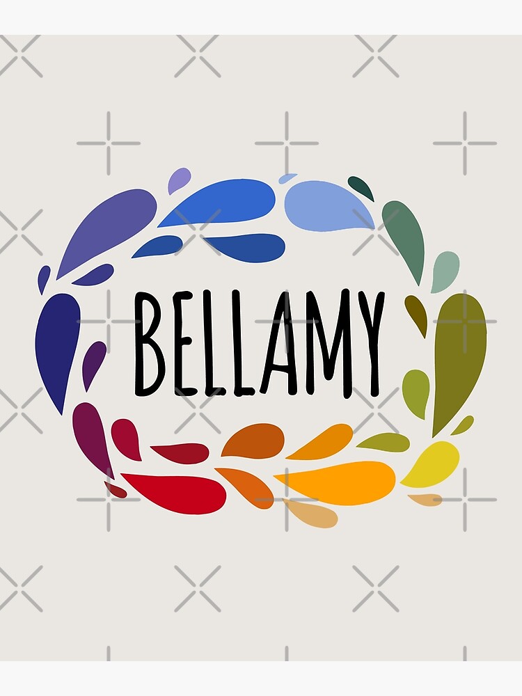 Póster «Bellamy - Nombres para esposa, hija y niña» de kindxinn | Redbubble