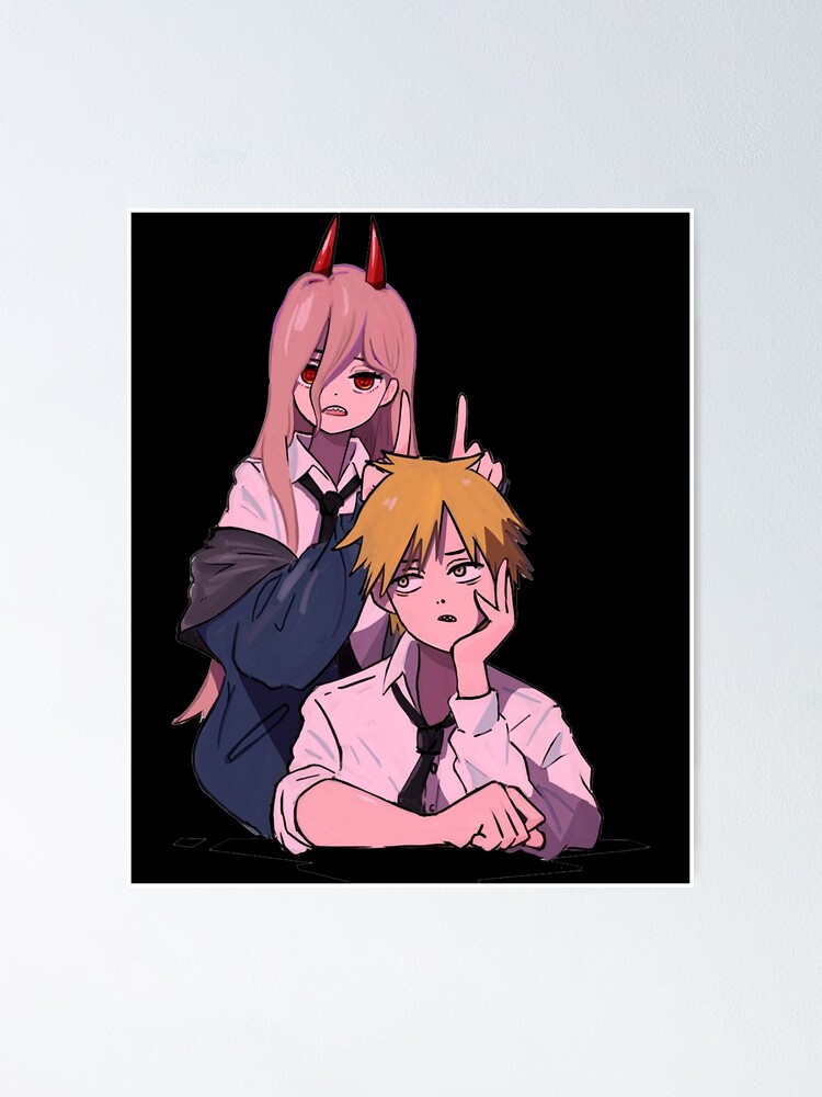 Póster «Csm Pochita Manga Gun Fiend Anime 2021 Power And Denji Lindos ...