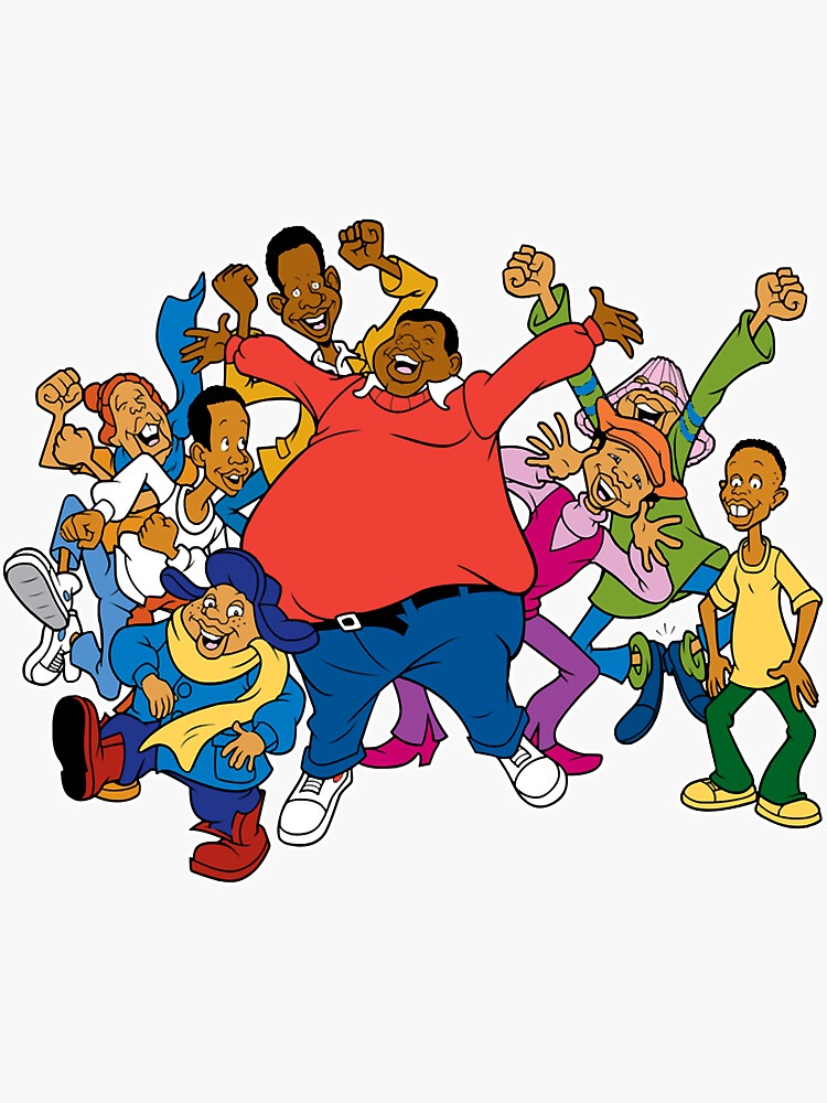 "Fat Albert and The Gang Classic T-Shirt.png" Sticker for Sale by ...