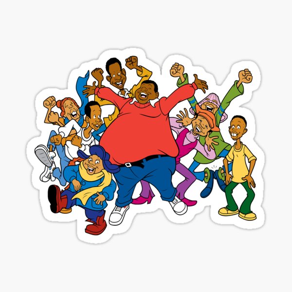 "Fat Albert and The Gang Classic T-Shirt.png" Sticker for Sale by ...
