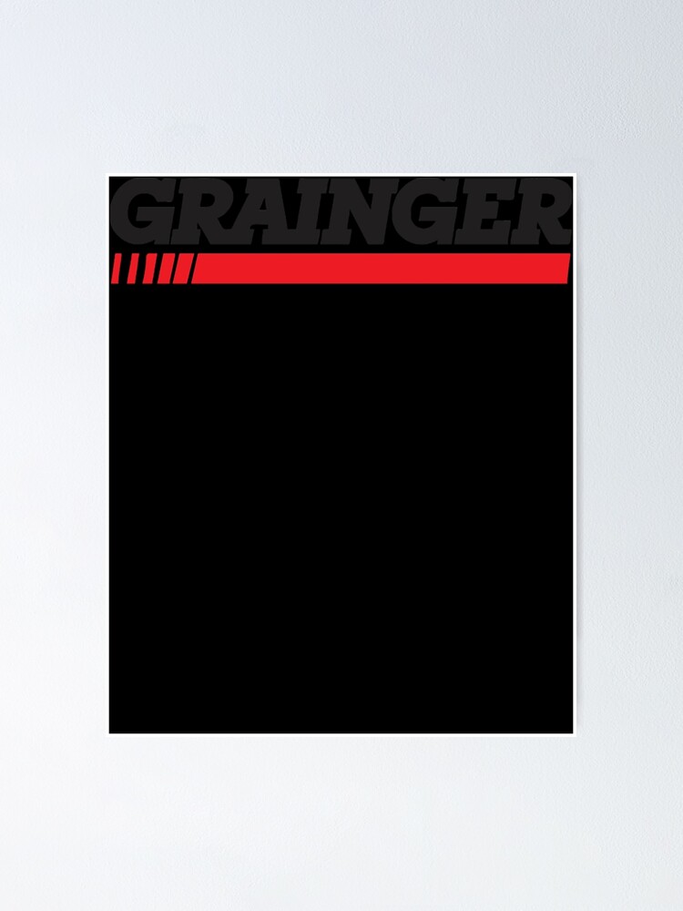 Póster «Los más vendidos Mercancía esencial del logotipo de Grainger» de laytonat6669 | Redbubble