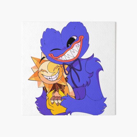 "Huggy Wuggy Fnaf Sundrop" Art Board Print by LangleyVerena | Redbubble
