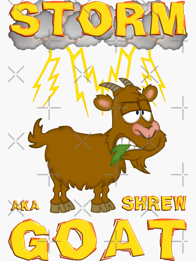 "Storm Goat aka Shrew aka Hellcat (english version)" Sticker for Sale ...