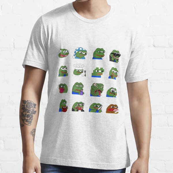 "pepe peepo variety set (16 pepes edition) " Essential T-Shirt for Sale ...