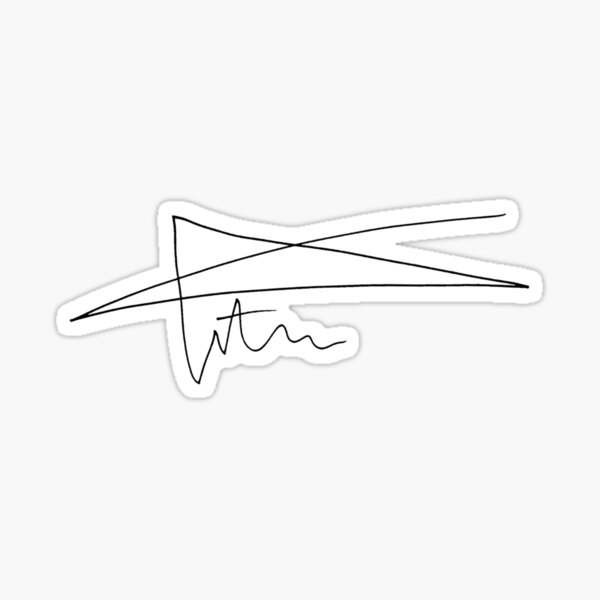 "Aespa Winter Signature Autograph Handwriting" Sticker for Sale by ...