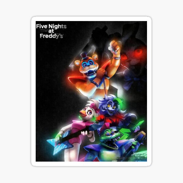 "fnaf security breach" Sticker for Sale by TrebenDesings | Redbubble