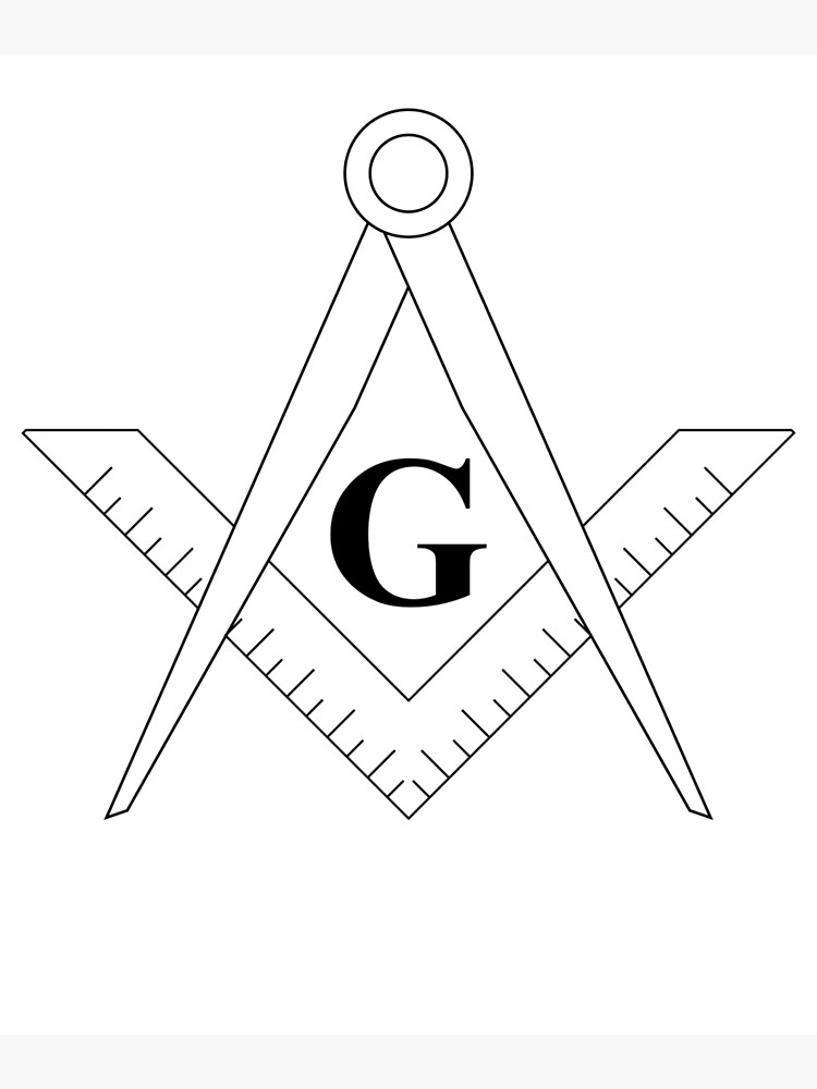 "Freemason Square and Compasses Logo" Art Print for Sale by ...