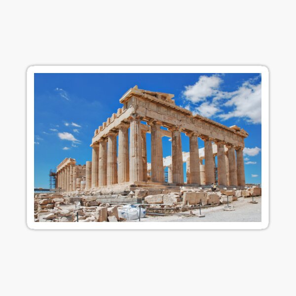 "Acropolis Athens Greece" Sticker by Greekstore | Redbubble