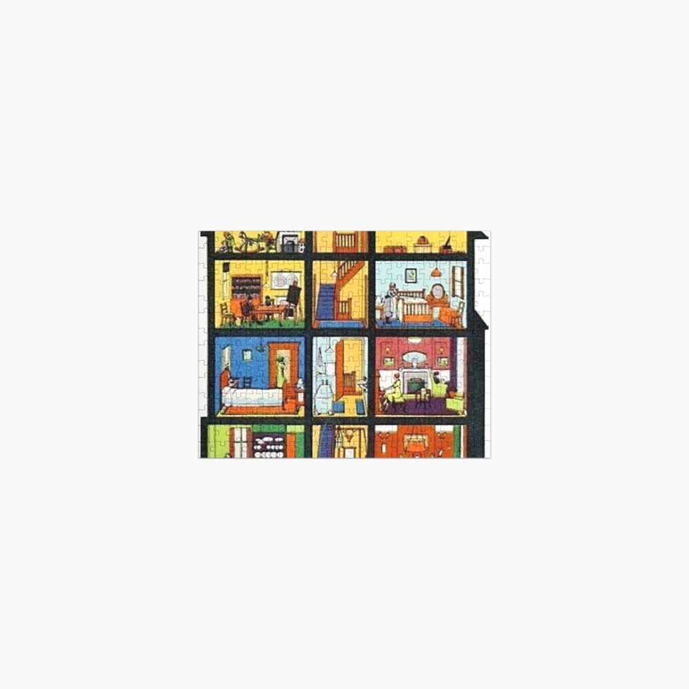 "Vintage Doll House" Jigsaw Puzzle for Sale by SaraValor | Redbubble