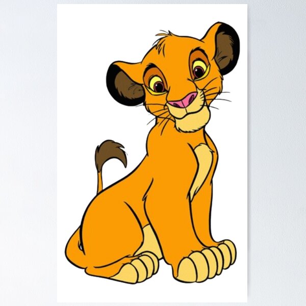 "simba" Poster by uniquelooke | Redbubble