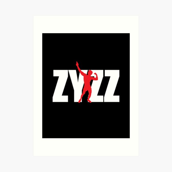 "The Legacy Of Zyzz | Zyzz Pose For Bodybuilders (Black Edition)" Art ...
