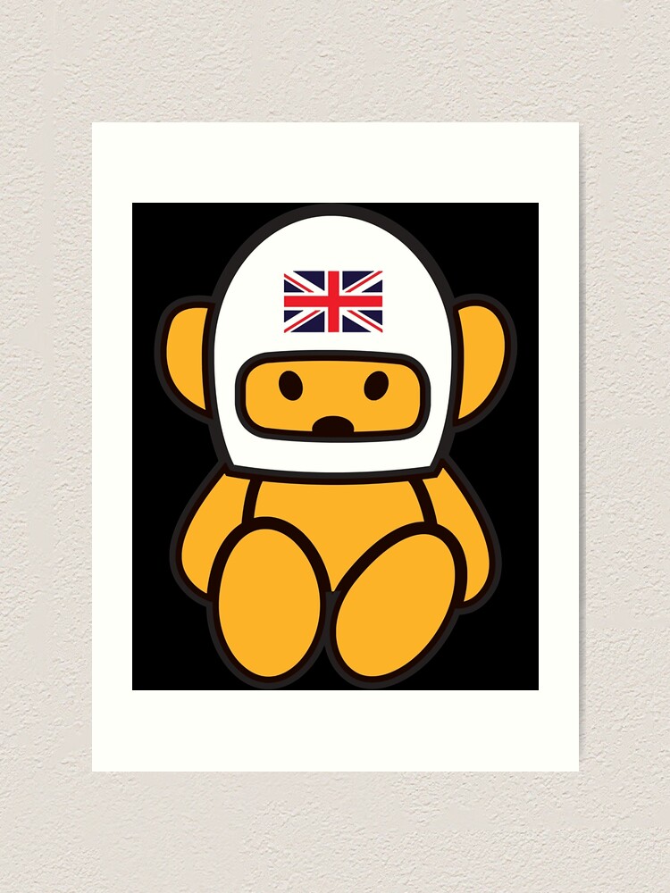 "1975 Hesketh Racing Grand Prix team Teddy Bear emblem Fitted" Art ...