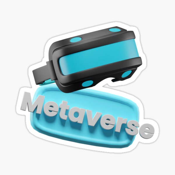 "Metaverse Unique 3D design" Sticker for Sale by JAFEart | Redbubble