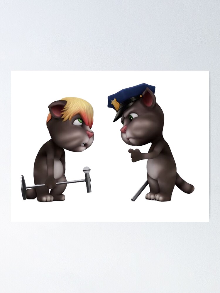 "The Police Talking Tom" Poster for Sale by Reo12 | Redbubble