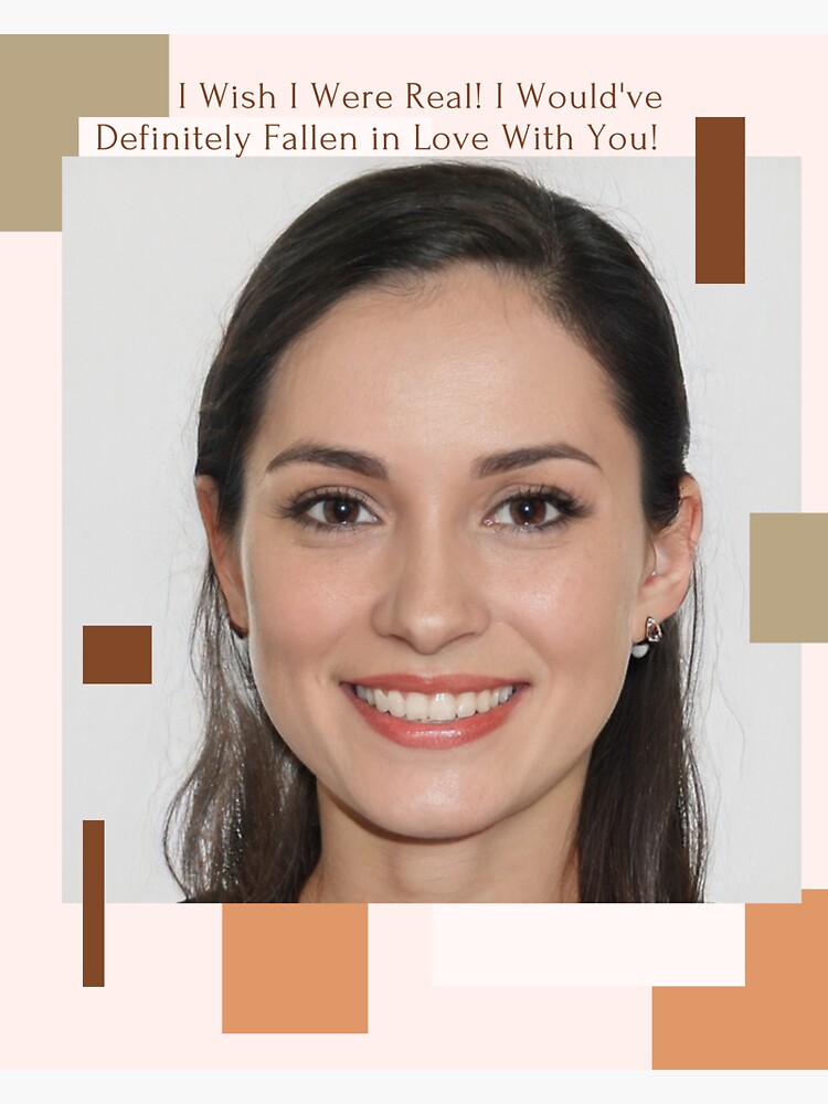 "This Person Does Not Exist, AI Art, Photo" Sticker for Sale by vvovv ...