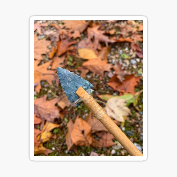 "A primitive arrow with arrowhead " Sticker by Bluejayarts | Redbubble