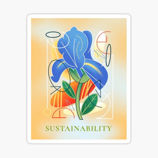 "Sustainability" Sticker for Sale by pixelplaza | Redbubble