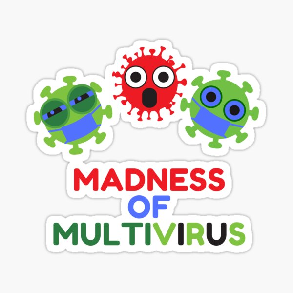 "Madness of Multiverse" Sticker for Sale by Radhe578746 | Redbubble