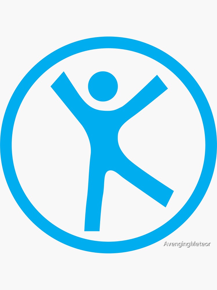 "Map Symbol – Recreation, Leisure, Sports Centre" Sticker for Sale by ...