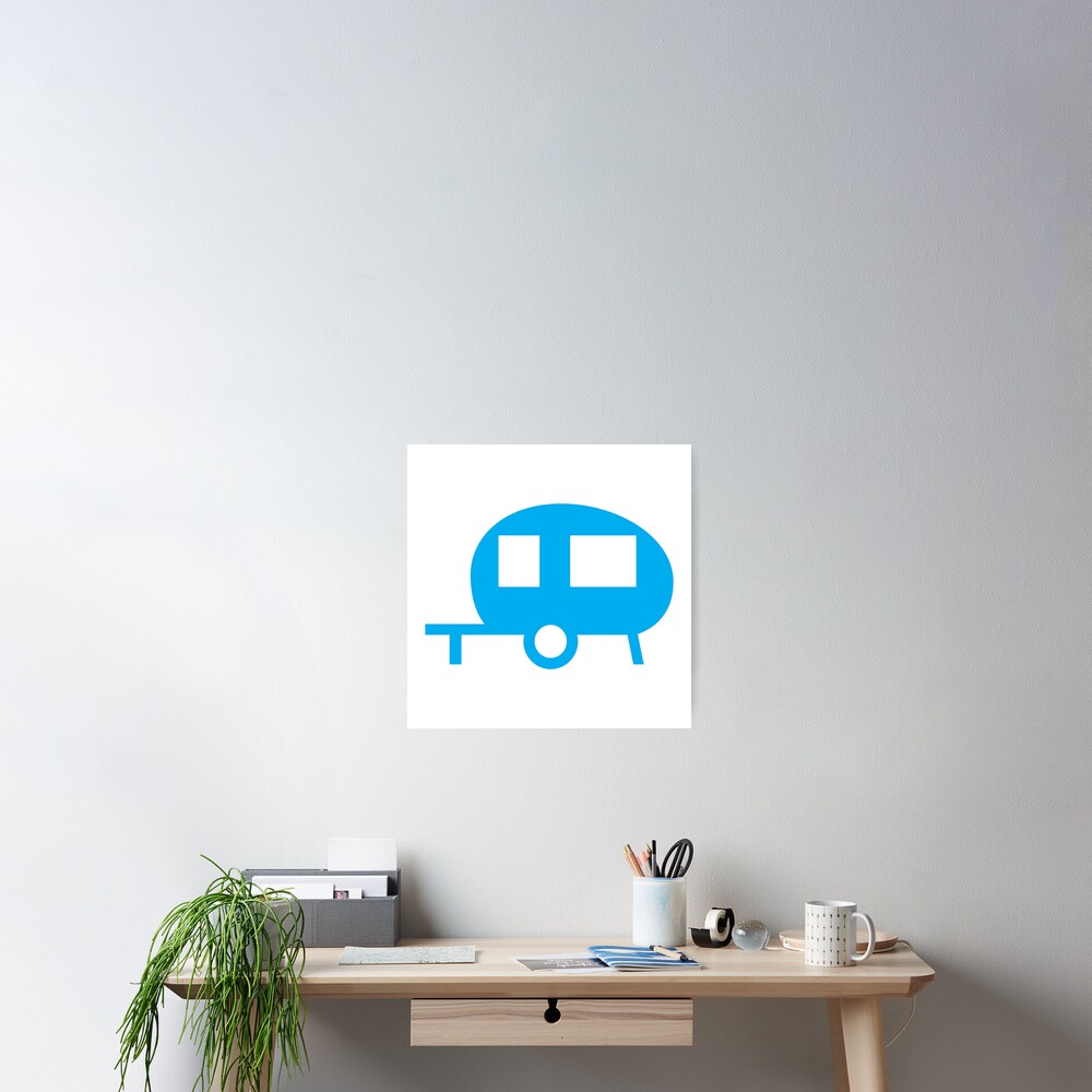 "Map Symbol – Caravan Site" Poster for Sale by AvengingMeteor | Redbubble