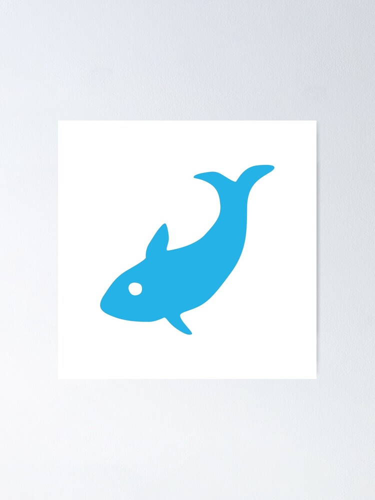 "Map Symbol – Fishing" Poster for Sale by AvengingMeteor | Redbubble