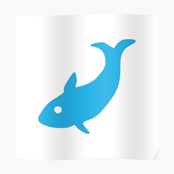 "Map Symbol – Fishing" Poster for Sale by AvengingMeteor | Redbubble