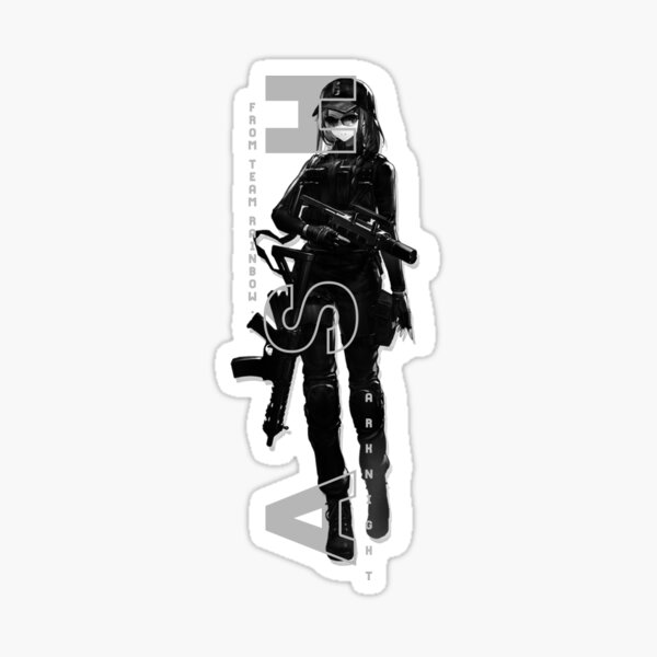"ARKN1GHTS - Ash Arknights Operator from Team Rainbow" Sticker for Sale ...