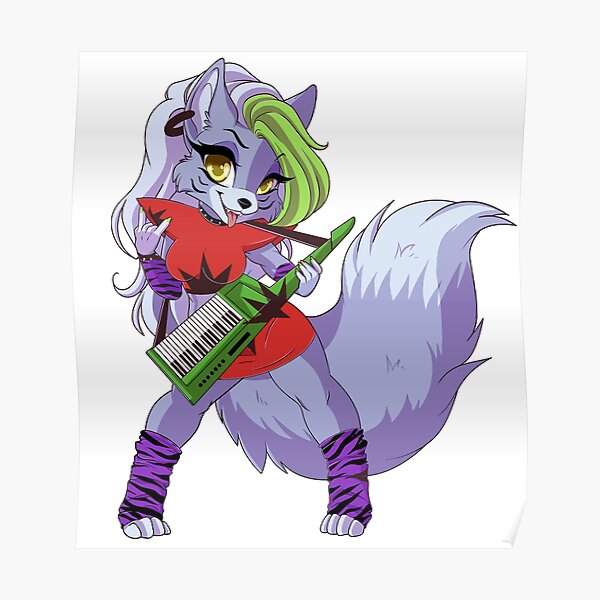 "FnAf roxanne wolf" Poster by Amediaz1998 | Redbubble