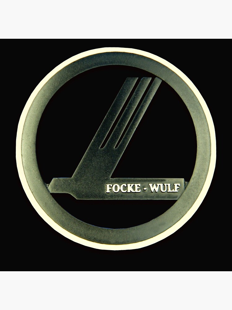 "Focke-Wulf aircraft logo badge" Photographic Print for Sale by ...