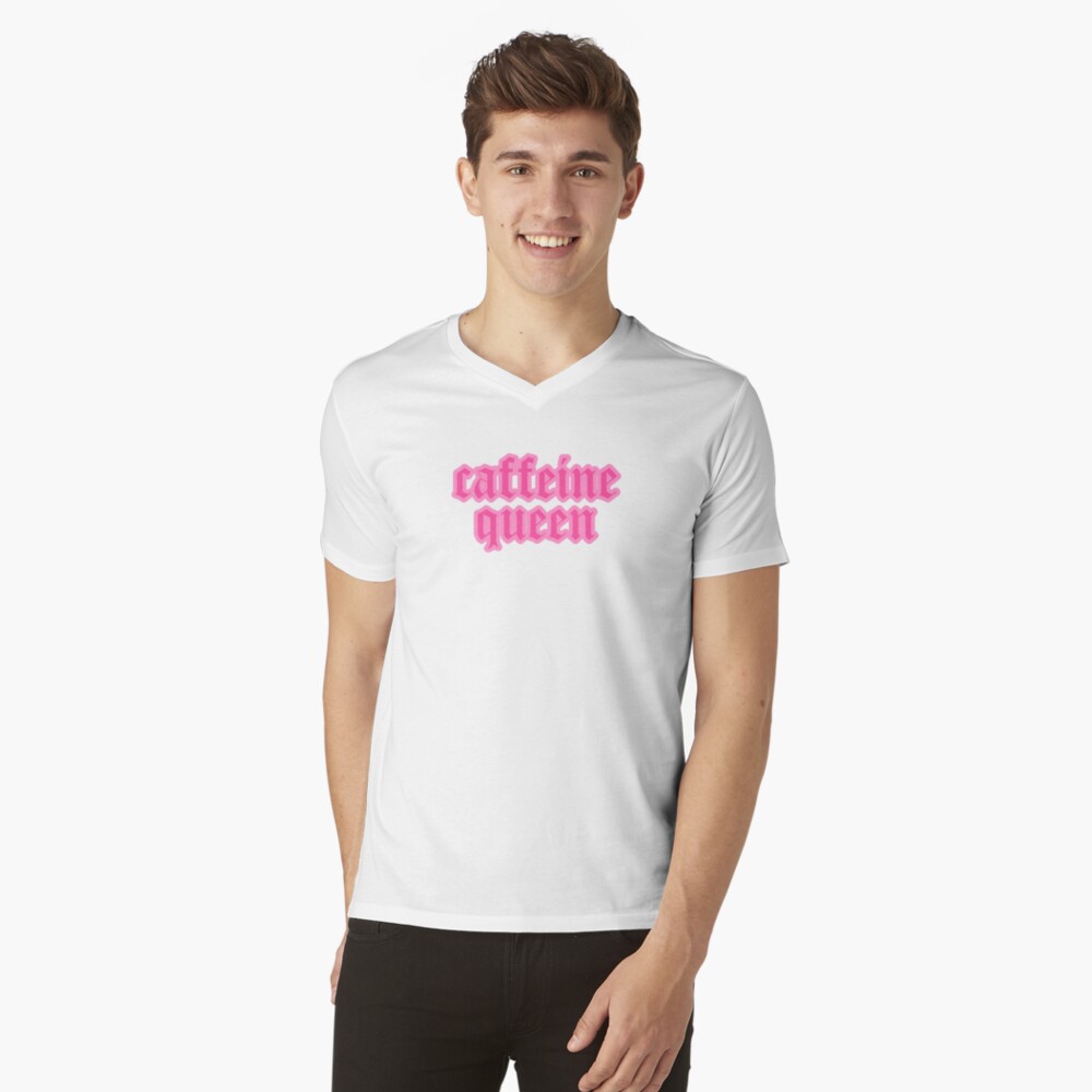 "Caffeine Queen Pink Coffee Lover " Sticker for Sale by Creative Brat ...