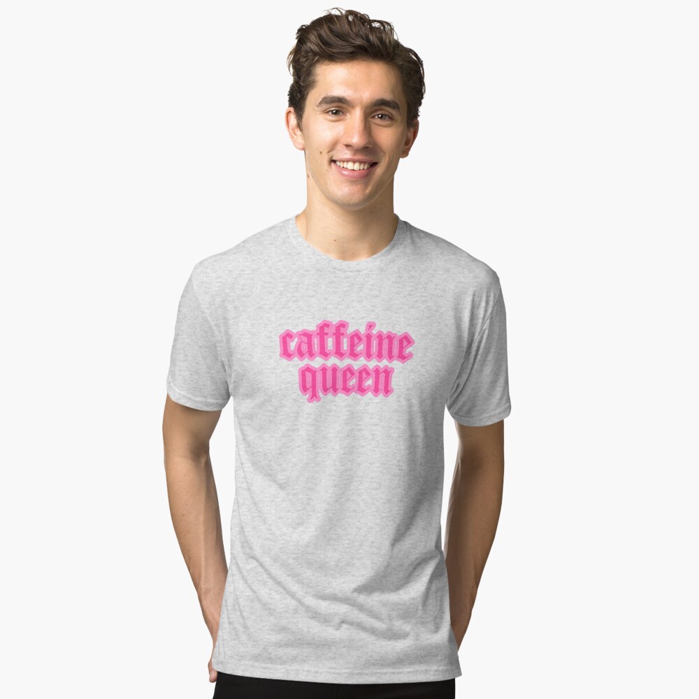 "Caffeine Queen Pink Coffee Lover " Sticker for Sale by Creative Brat ...