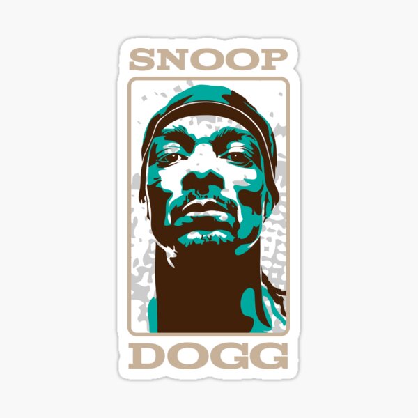 "Snoop Dogg" Sticker by digsterdesigns | Redbubble