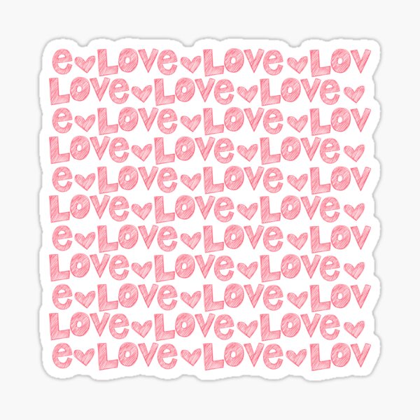 "Love Color" Sticker by sporpanosu | Redbubble