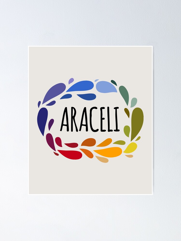 "Araceli - Names for Wife Daughter and Girl" Poster for Sale by ...
